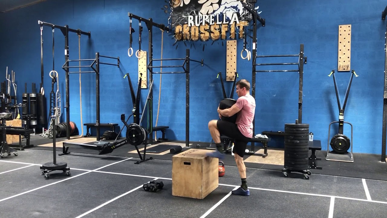Sandbag Step-up - YouTube