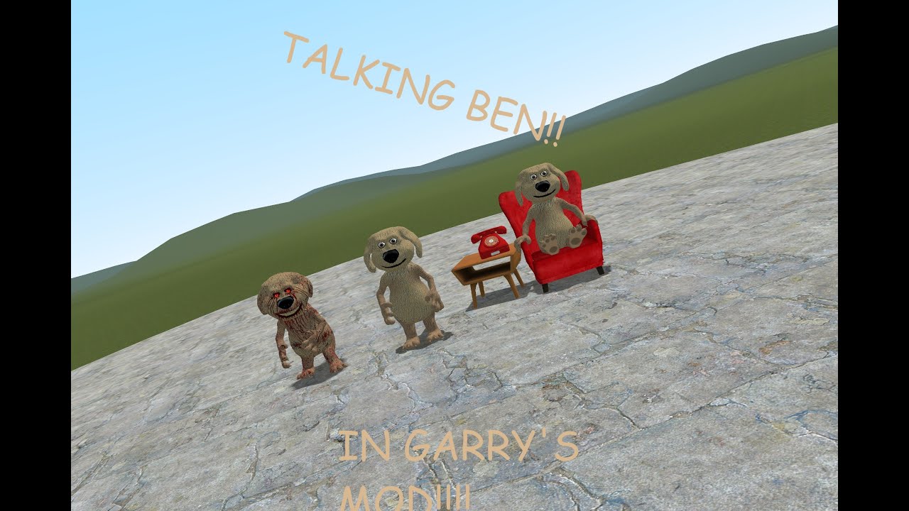 TALKING BEN IN GARRY'S MOD!!! - YouTube