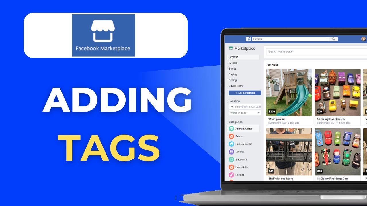 How to Add Tags on Facebook Marketplace EASY - YouTube