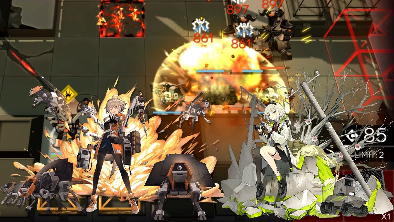 [Arknights] 4-7 Robots Only Clear - YouTube