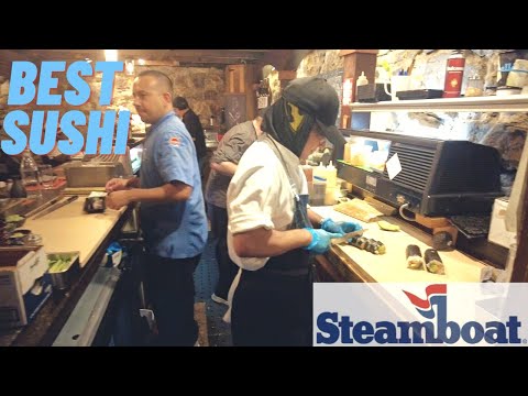Best Sushi In Steamboat Springs goes to Tahk Omakase? Travel Vlog