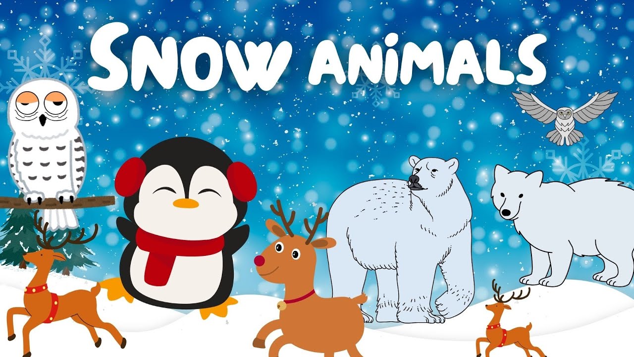 Snow Animals For Kids Learning | Winter Animals | Frosty Kingdom: A ...