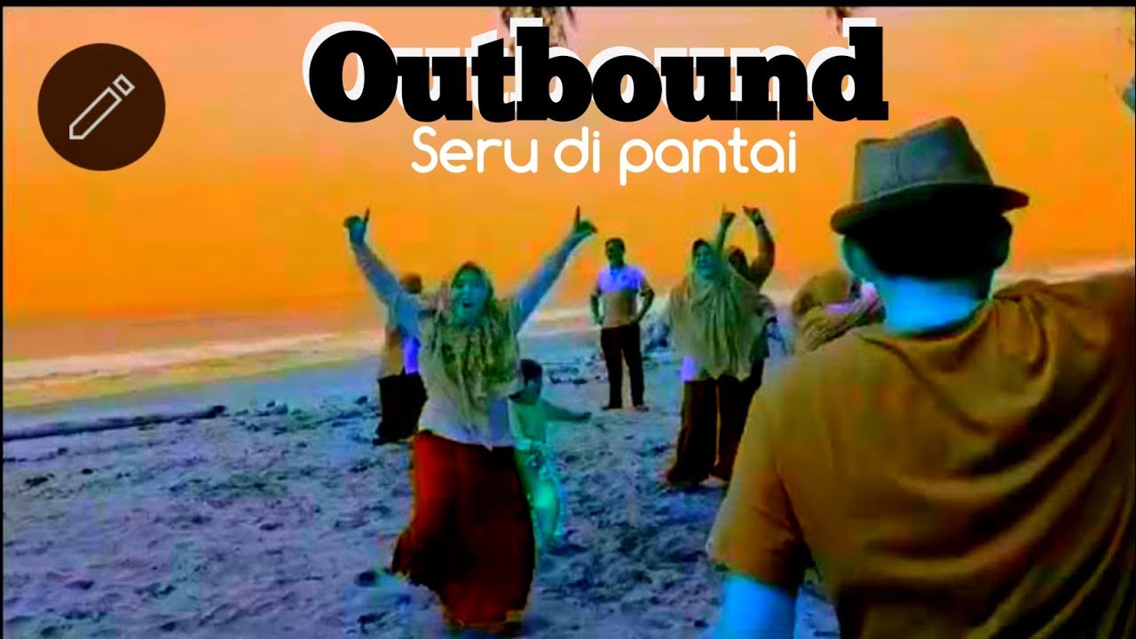 game outbound seru di pantai - YouTube