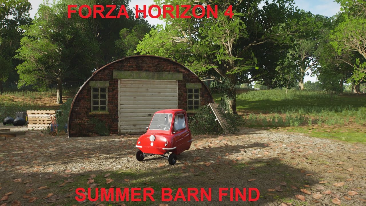 Forza Horizon 4 Summer Barn Find Guide - YouTube