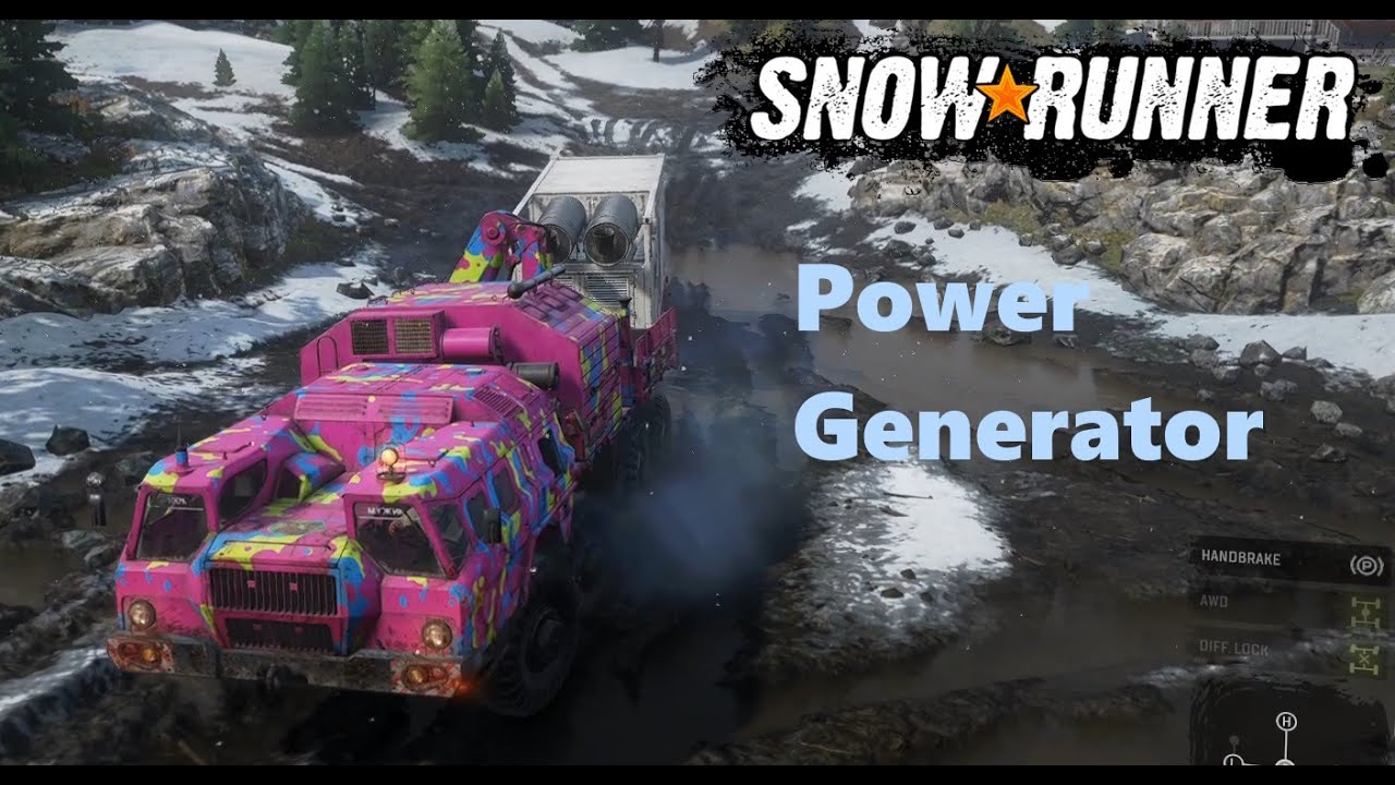 SnowRunner - Mountain Ridge, Scandinavia - Power Generator: Success ...