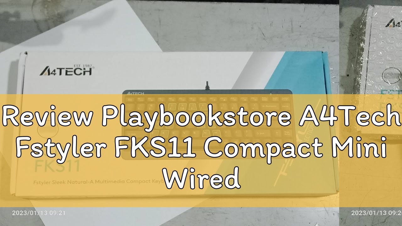 Review Playbookstore A4Tech Fstyler FKS11 Compact Mini Wired Keyboard ...