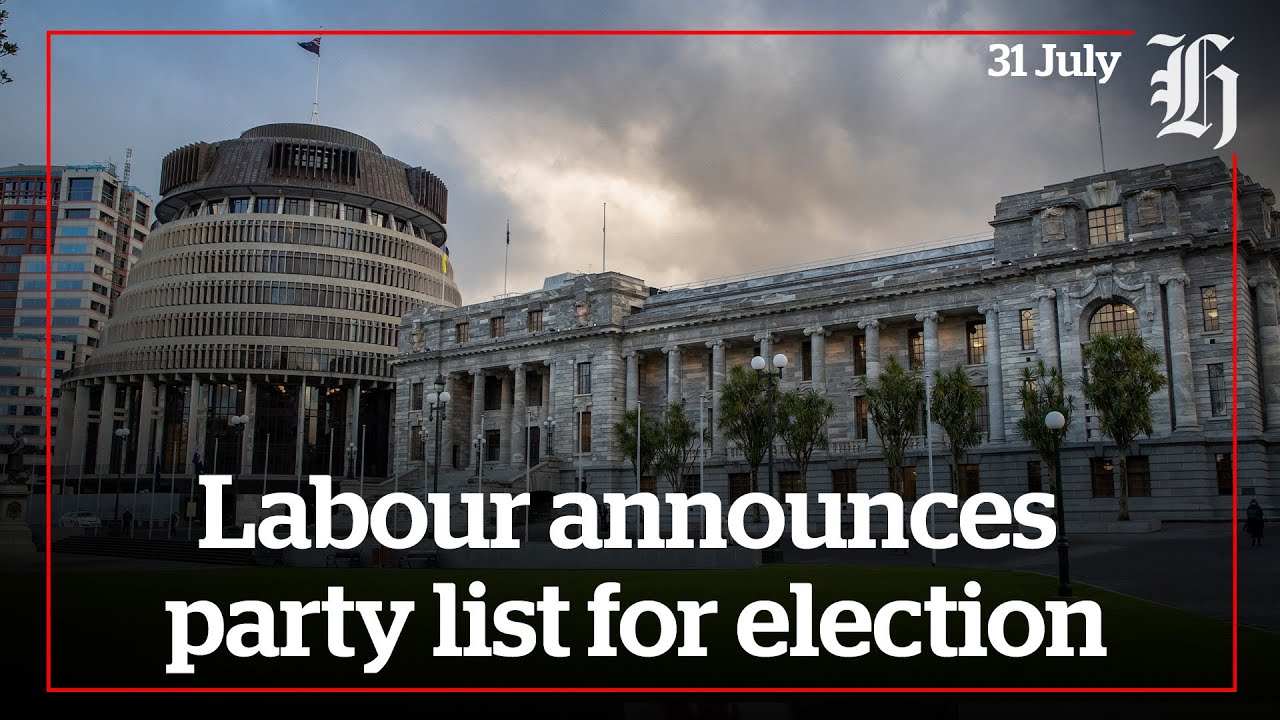 Labour announces party list for election | nzherald.co.nz - YouTube