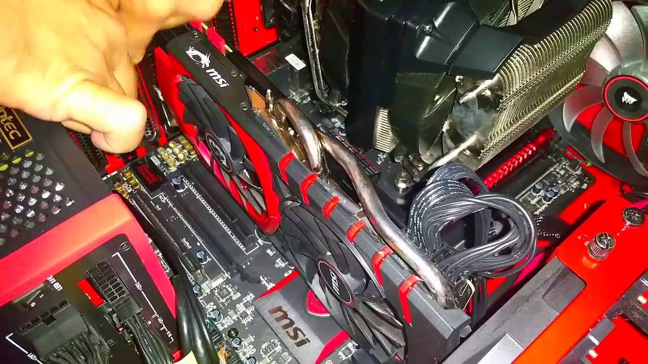 SLI 2 MSI Gtx 970 en sli instalacion y Test de rendimiento - YouTube