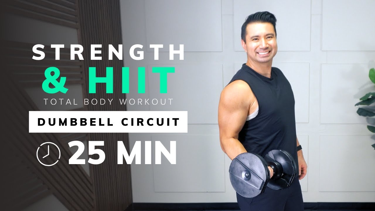 FULL BODY DUMBBELL WORKOUT [SWEATY Strength Training] - YouTube