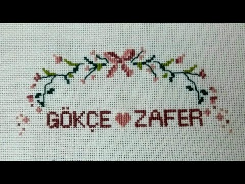 Etamine Harf İşleme (isim) (Hand Embroidery)