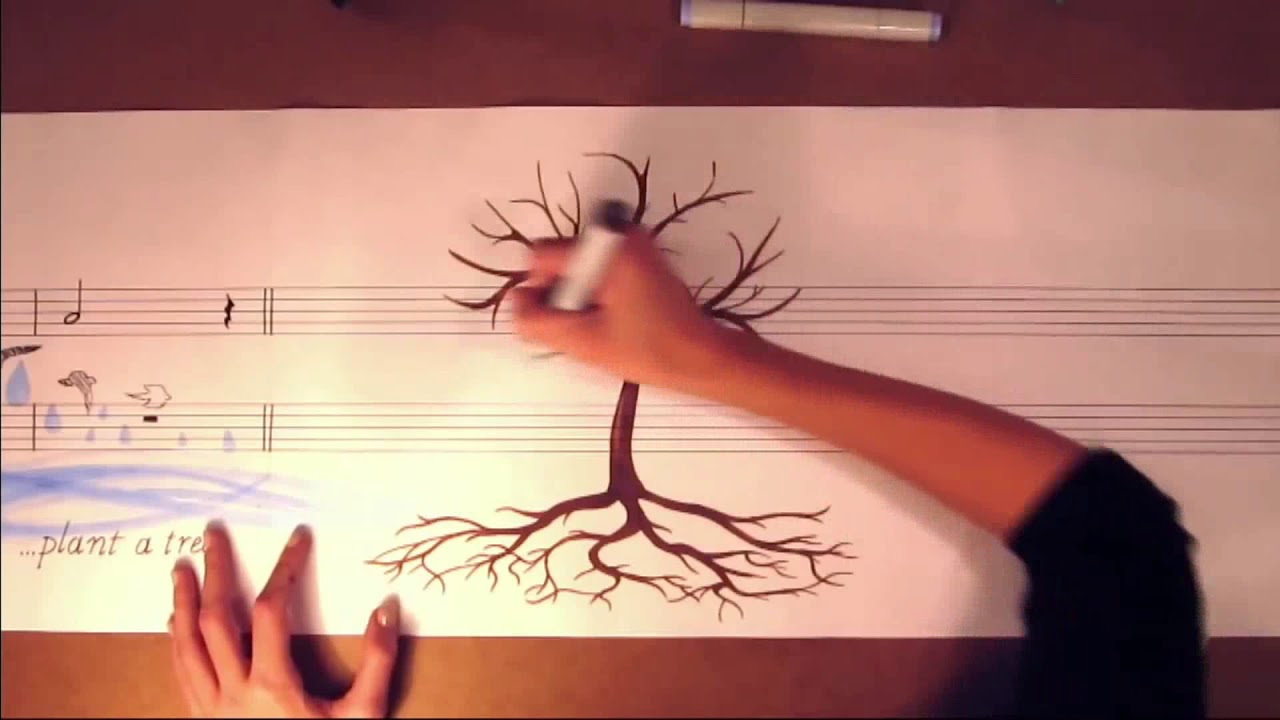 MUSIC PAINTING - YouTube
