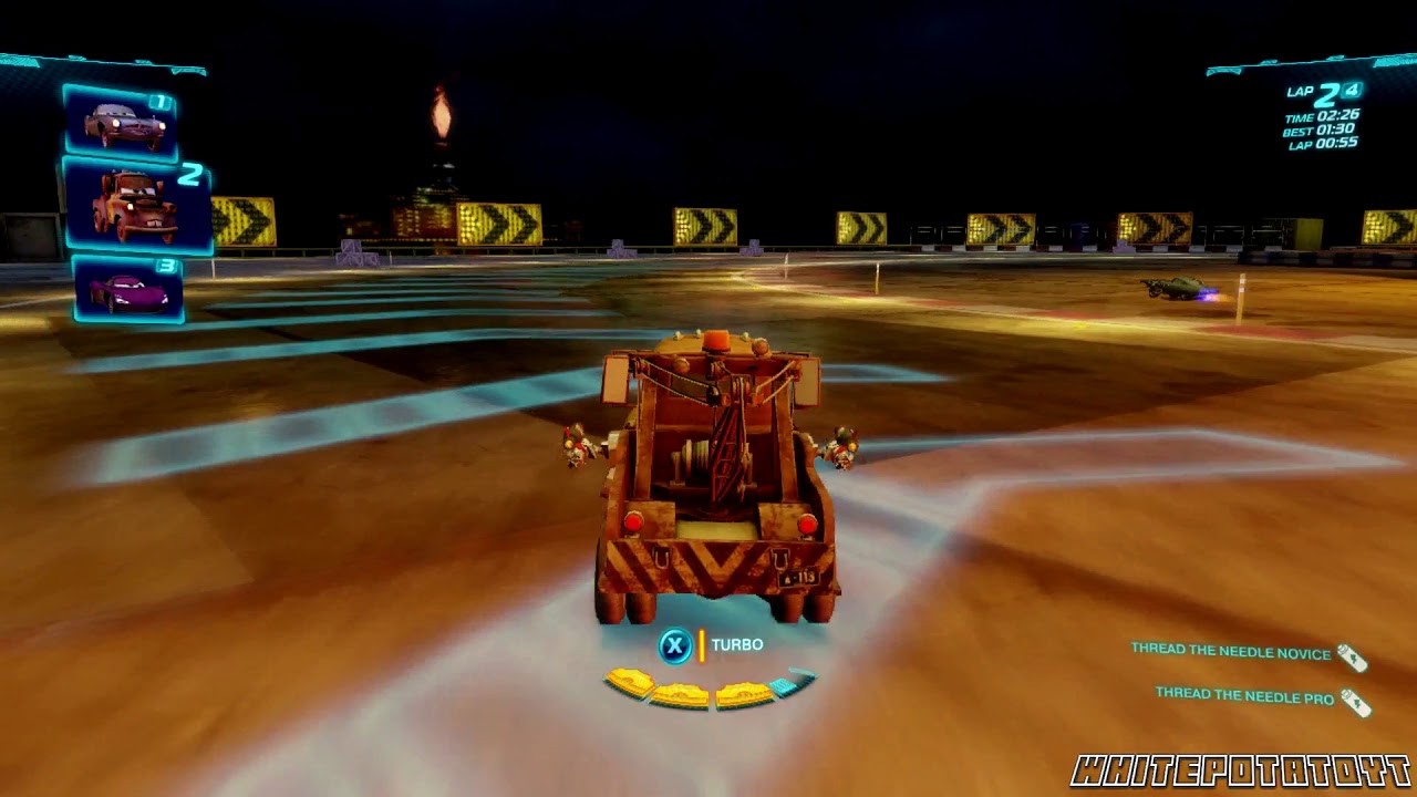 Cars 2: The Video Game | Mater - Oil Rig Run! | WhitePotatoYT! - YouTube