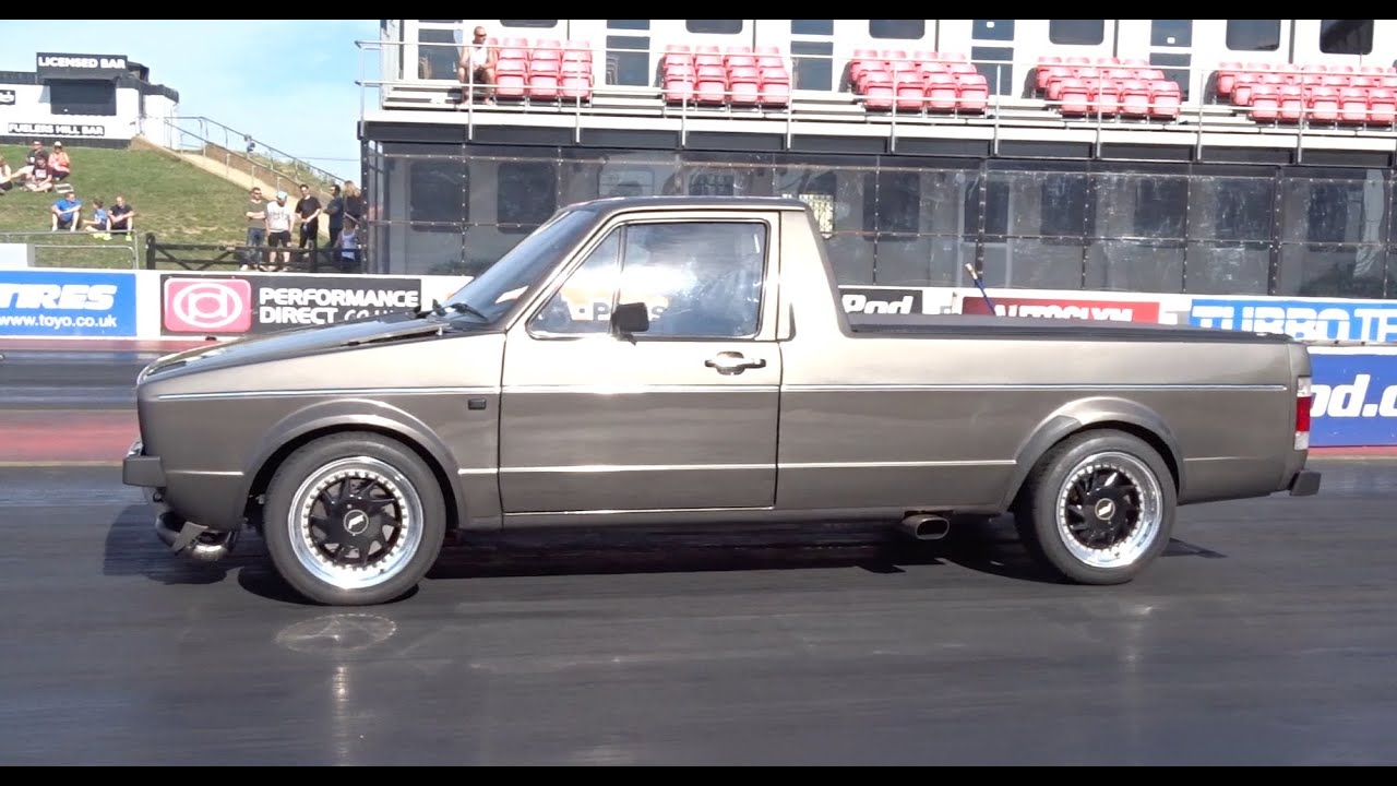 2015 VW Action - 4WD Mk1 VW Caddy - 10.95 @ 129mph - YouTube