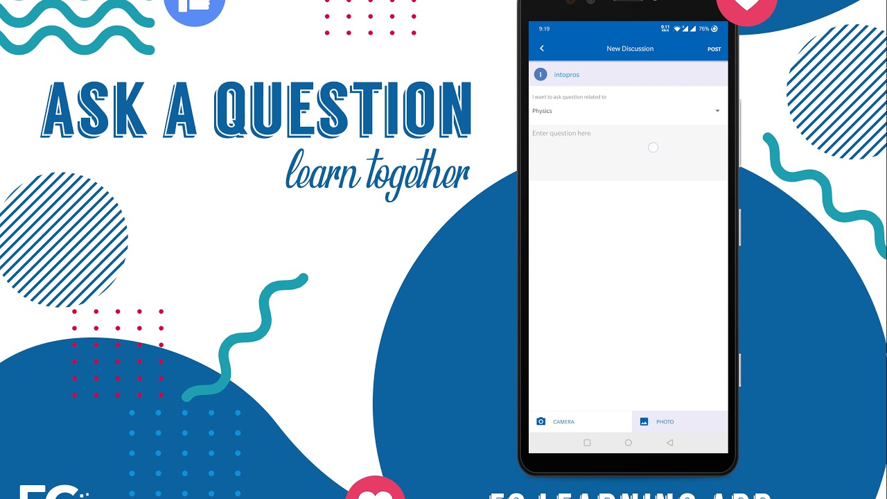 How to ask a question in EG Learning App and get help from teachers and ...