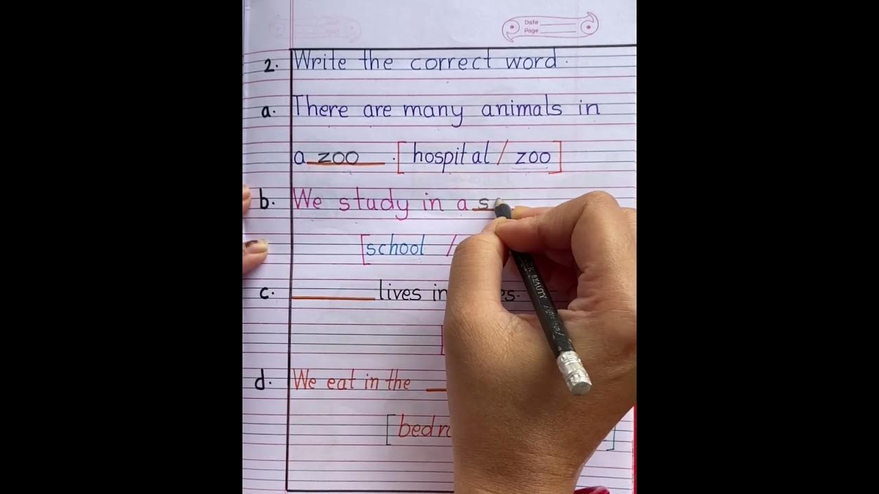 UKG And Class 1 English Naming Words Practice Worksheet YouTube ukg-and-class-1-english-naming-words-practice-worksheet-youtube