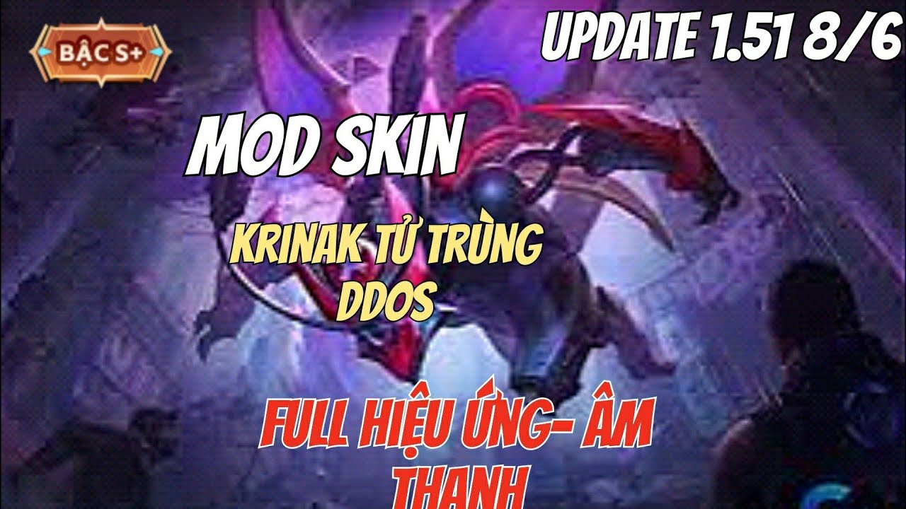(Update 8/6) Mod Skin Krinak Tử Trùng DDos S2-2023/Lazada Mod SKin ...