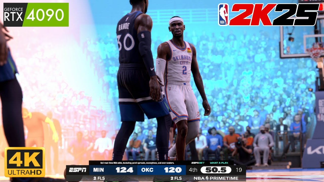 Timberwolves vs. Thunder | NBA 2K25 Cinematic PC Mod | 4K60 - YouTube