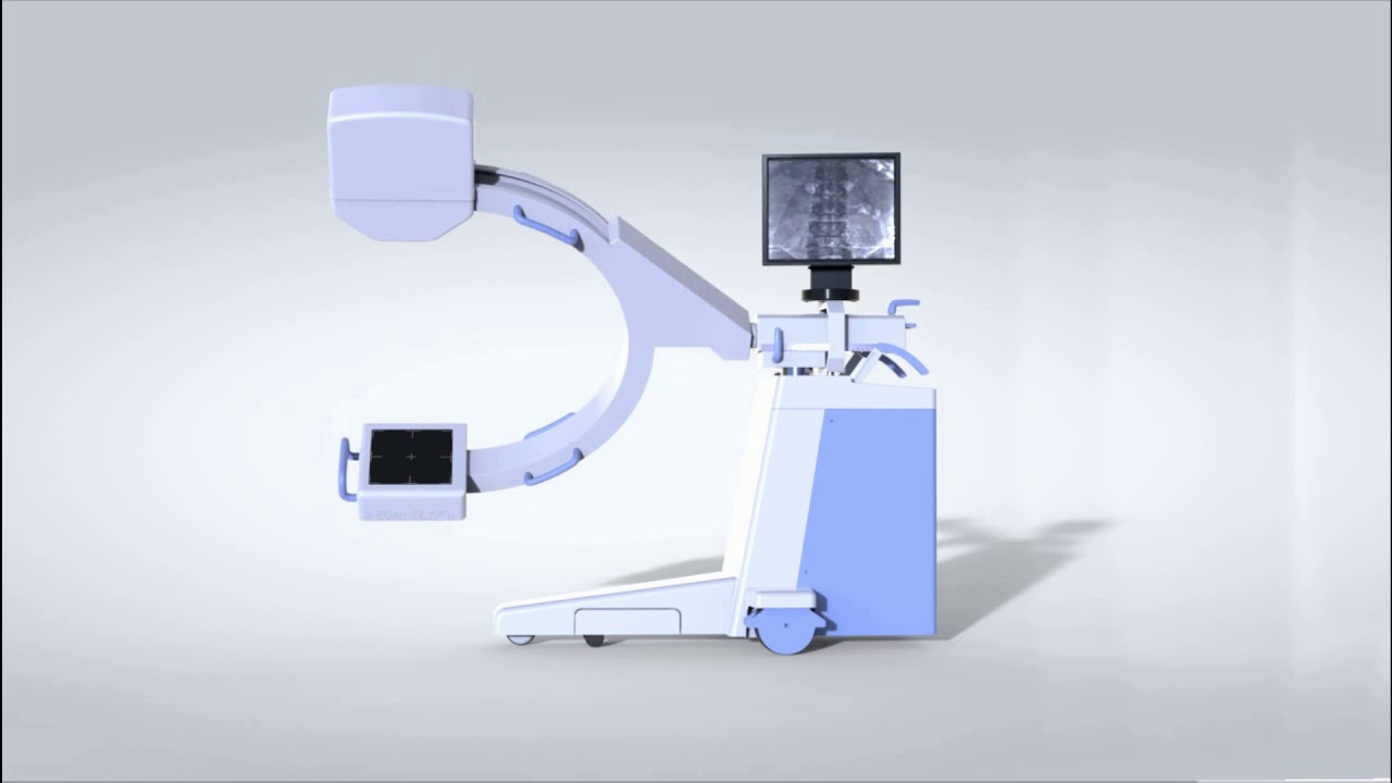 PLX118F c arm with flat panel detector - YouTube