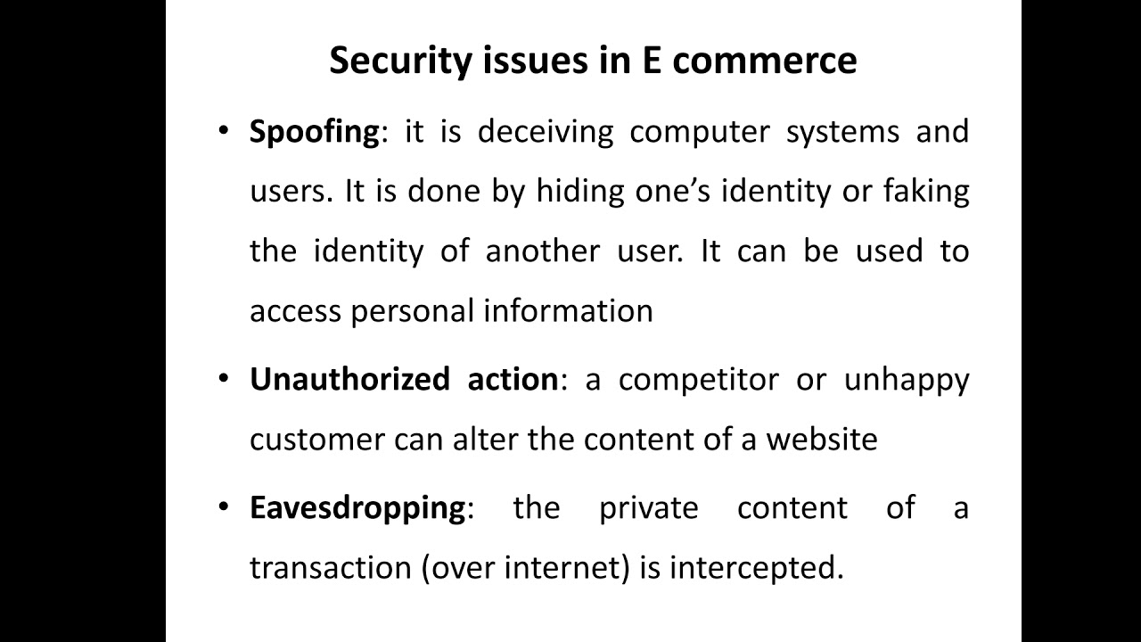 Security Issues In E Commerce YouTube security-issues-in-e-commerce-youtube