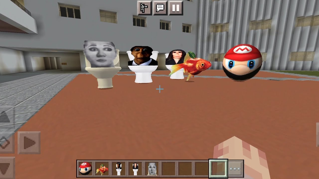 Selene Delgado Toilet Nextbot Added in Minecraft PE | #memes - YouTube