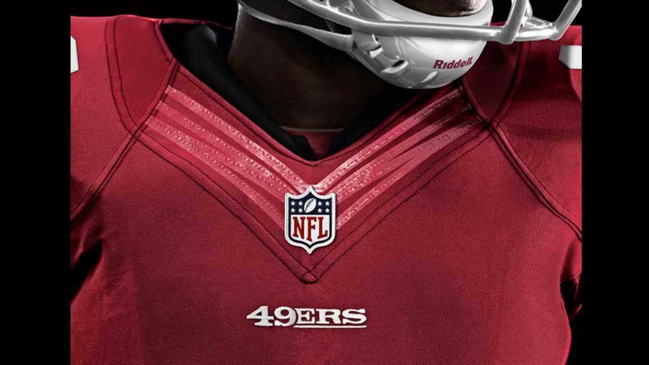 San Francisco 49ers Uniform 2012 - NFL - YouTube