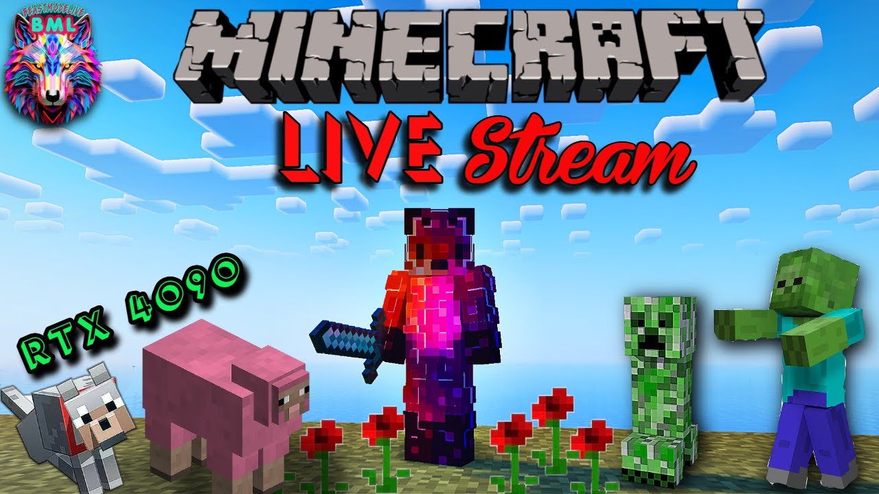 MINECRAFT SURVIVAL Vertical Live Stream On RTX 4090 PC - YouTube