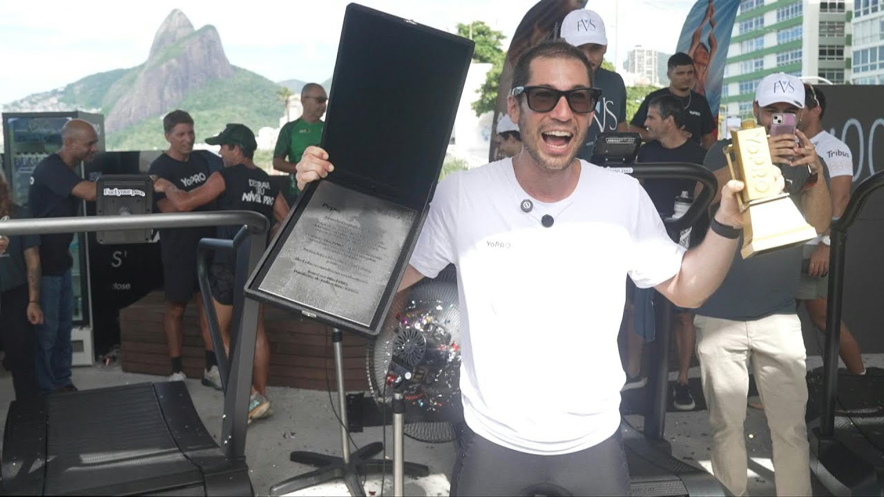 Brazilian sets world record: 188 km in 24 hours on a treadmill | AFP ...