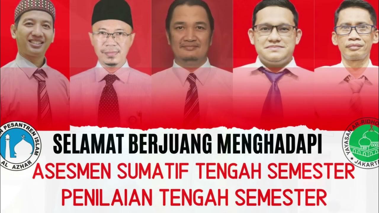 Selamat Menempuh Asesmen Sumatif Tengah Semester - YouTube