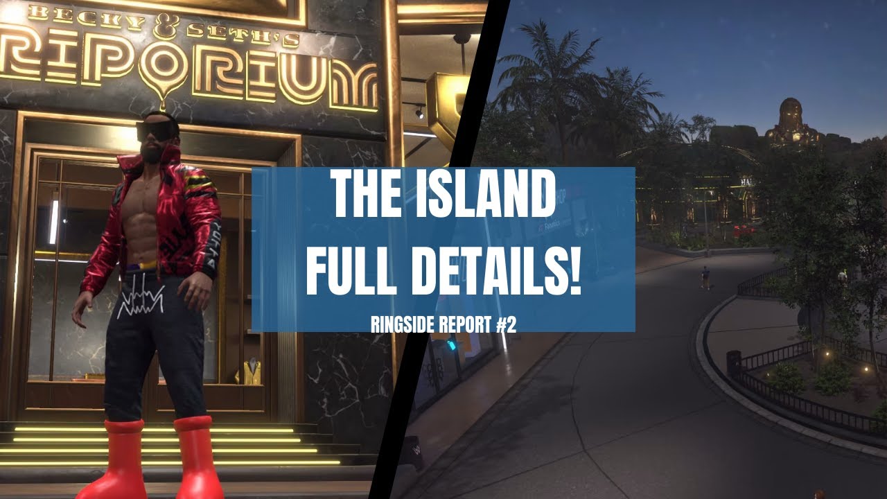 WWE 2K25 - THE ISLAND FULL DETAILS! VC, XP, 50 PLAYERS!? BRANDS, AND ...