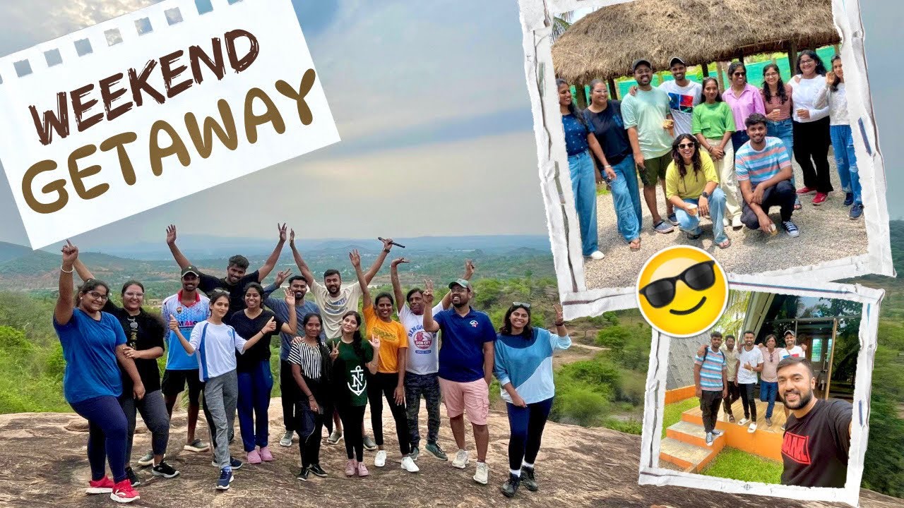 Vrindavana Resort Bengaluru🌴| Our Relaxing Team Staycation 🚘🤩| Abhi ...