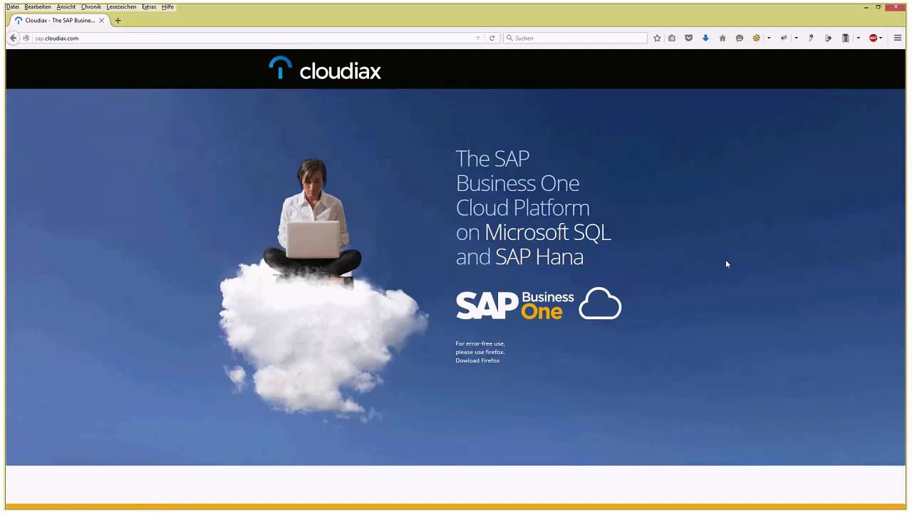 SAP Business One Cloud access via Cloudiax - YouTube
