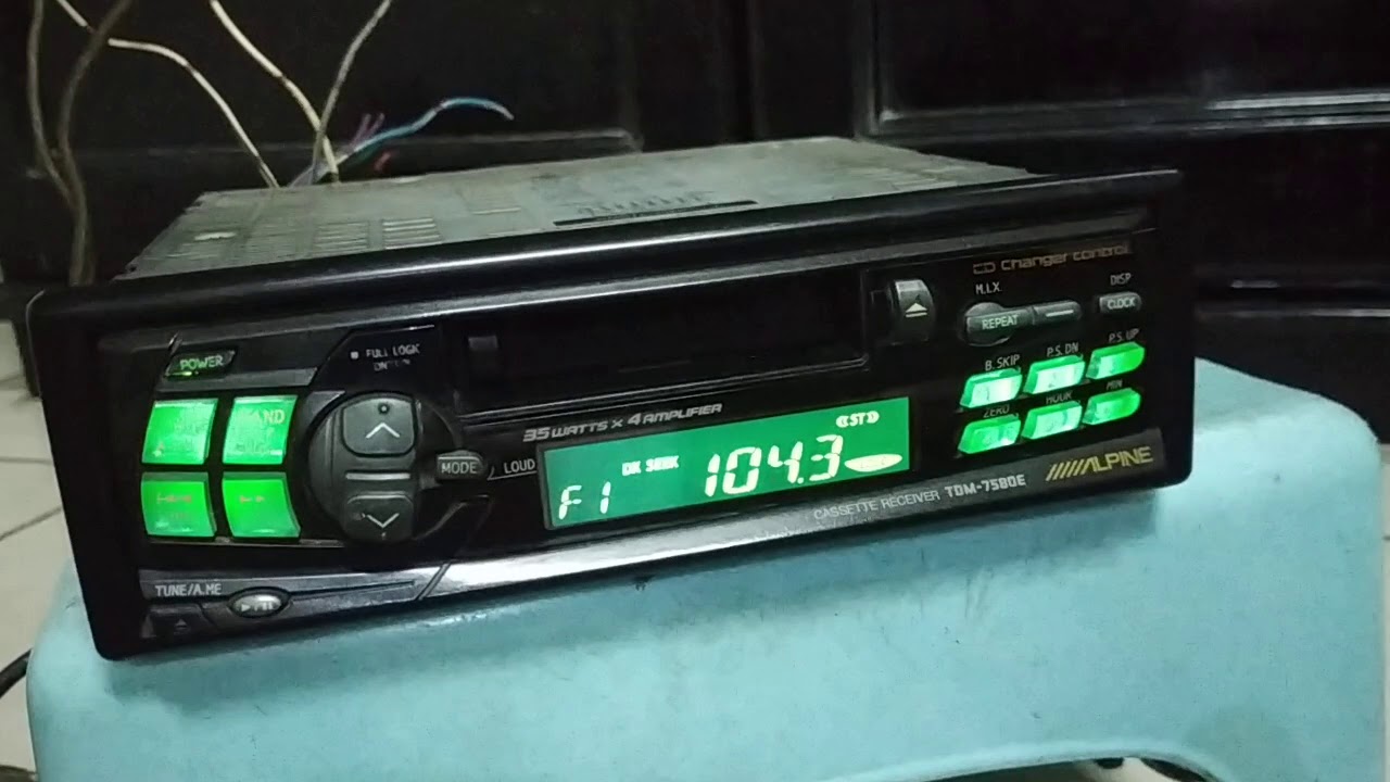 alpine 7580 - YouTube