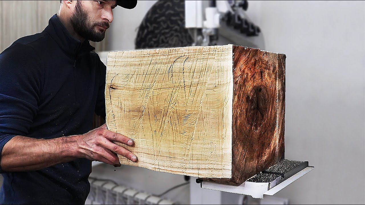 Lumber Sawing Firewood into Usable Boards for FREE - YouTube