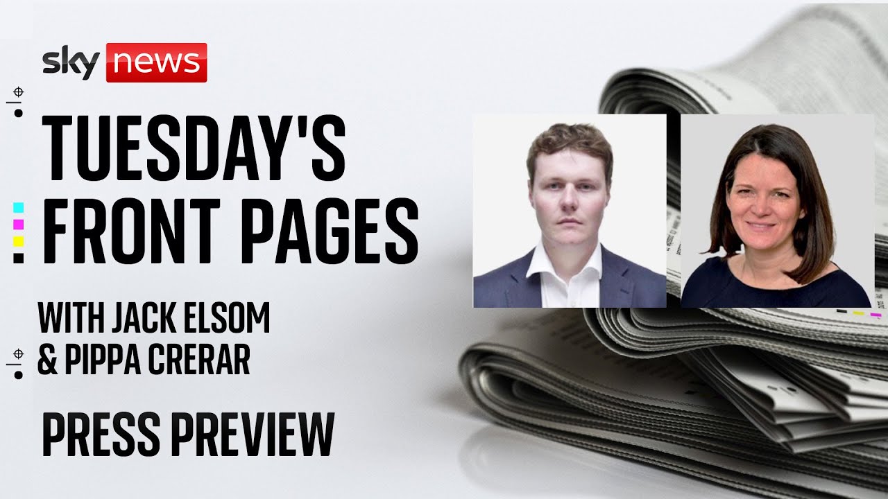 A first look at Tuesday's front pages in the Press Preview - YouTube