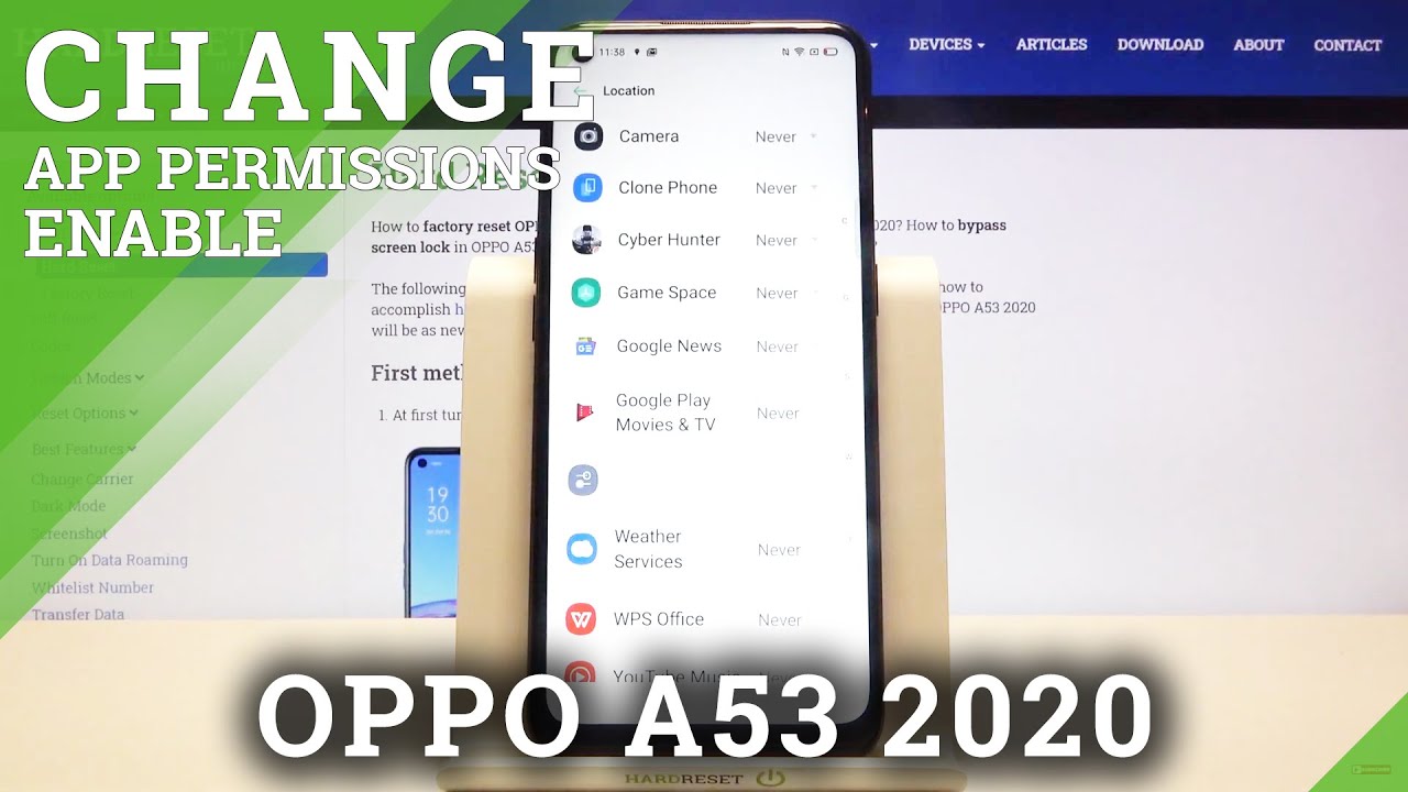 How to Manage App Permission in OPPO A53 2020 – Find Apps Permissions ...