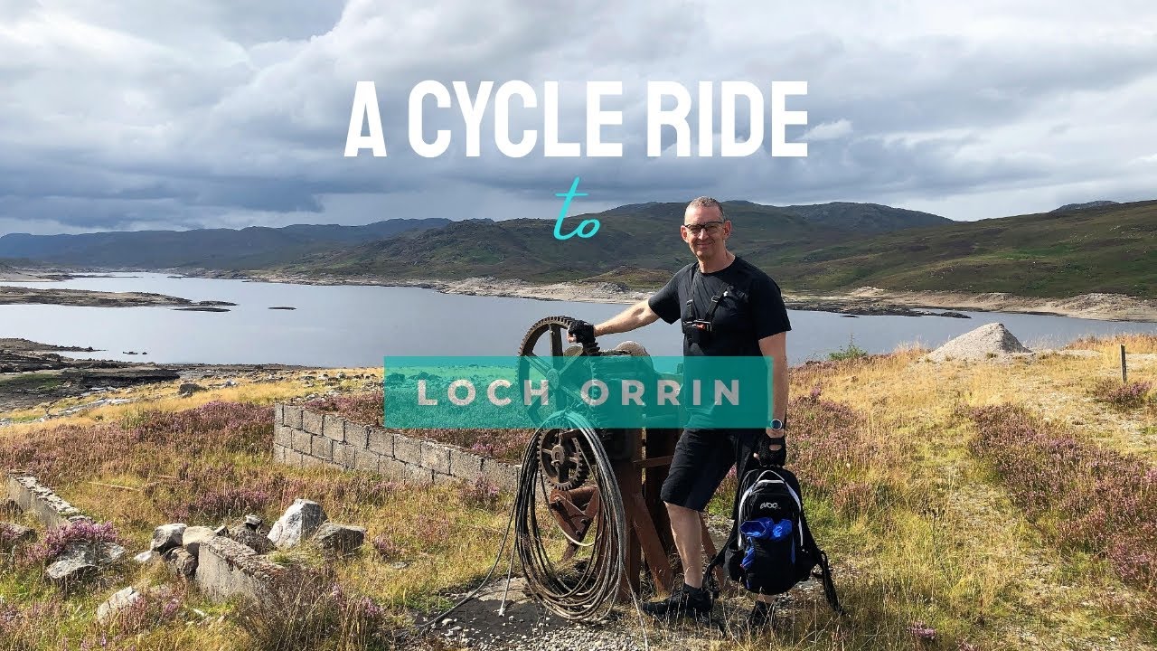Cycling in Scotland - a gravel ride to Loch Orrin - YouTube