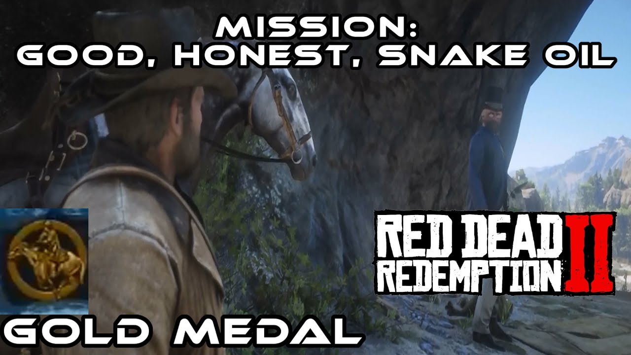 Red Dead Redemption 2 (RDR2) I Gold Medal Mission - Good Honest Snake ...