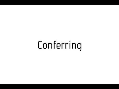 How to pronounce Conferring / Conferring pronunciation - YouTube