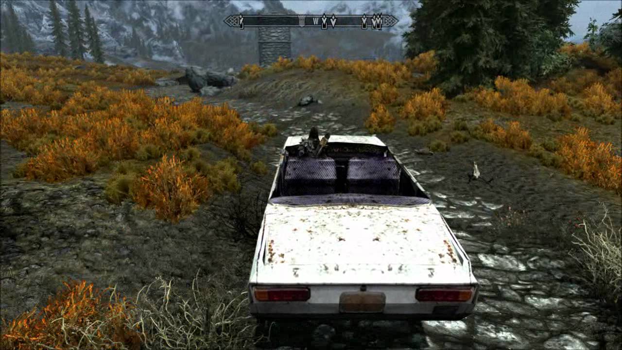 Skyrim Car Mod - YouTube