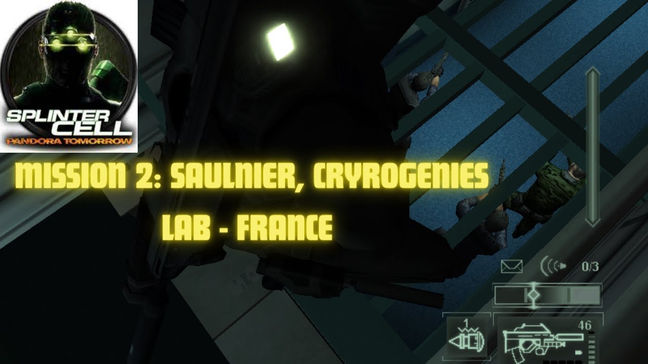 Splinter Cell 1 Pandora Tomorrow(Revisit): Saulnier, Cryrogenies Lab ...