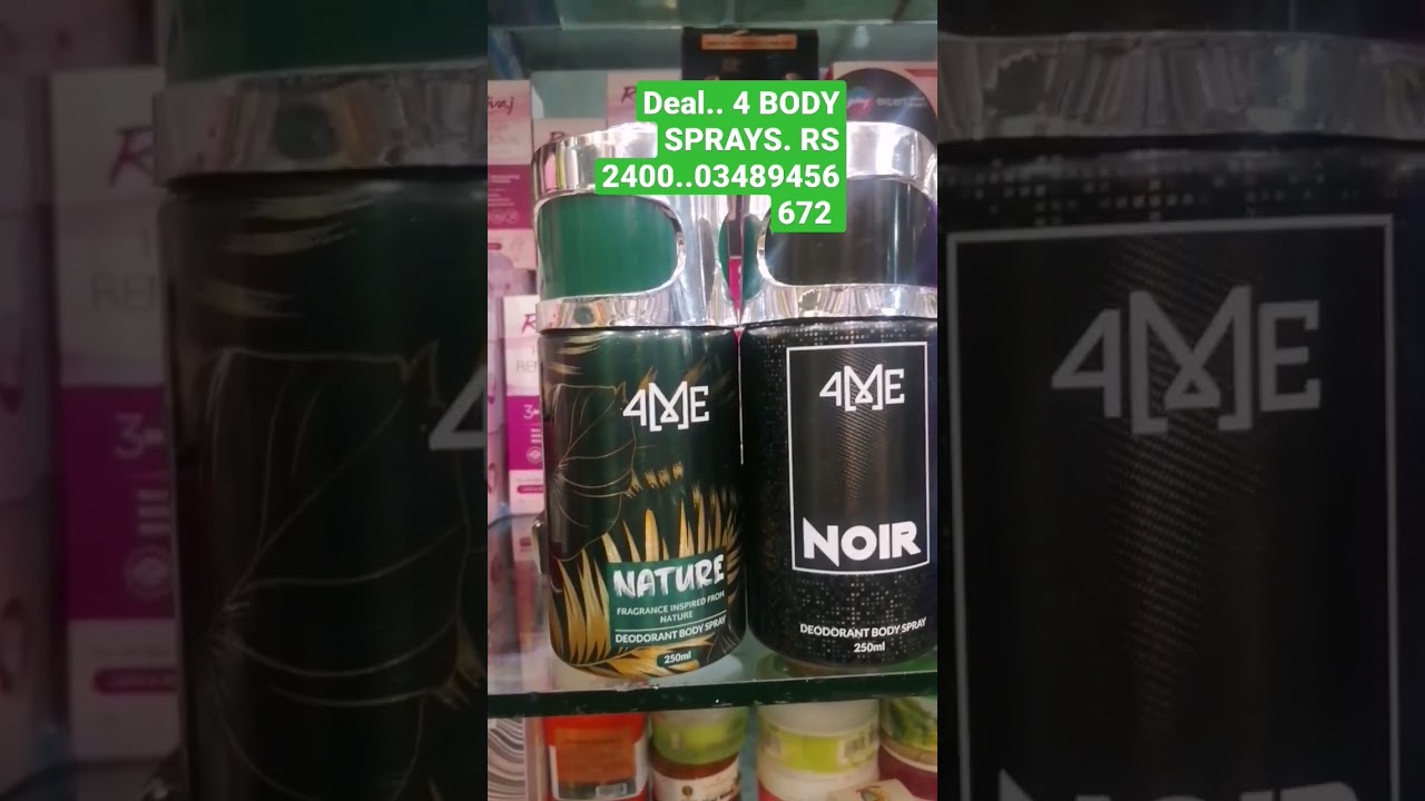4ME Body Spray... deal.. longlasting Body sprays. #shorts - YouTube