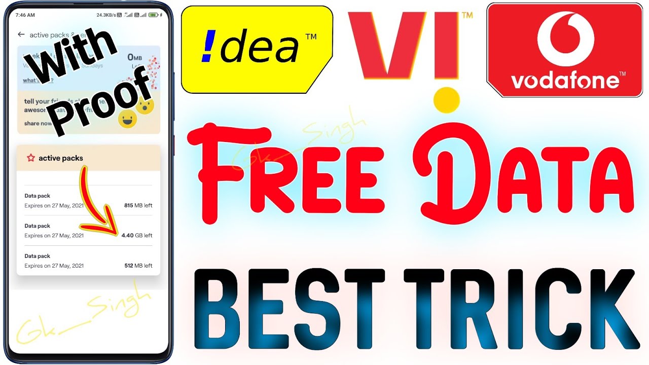 Vi Free Extra Data 2021 With Proof🔥How To Activate Binge All Night Data ...