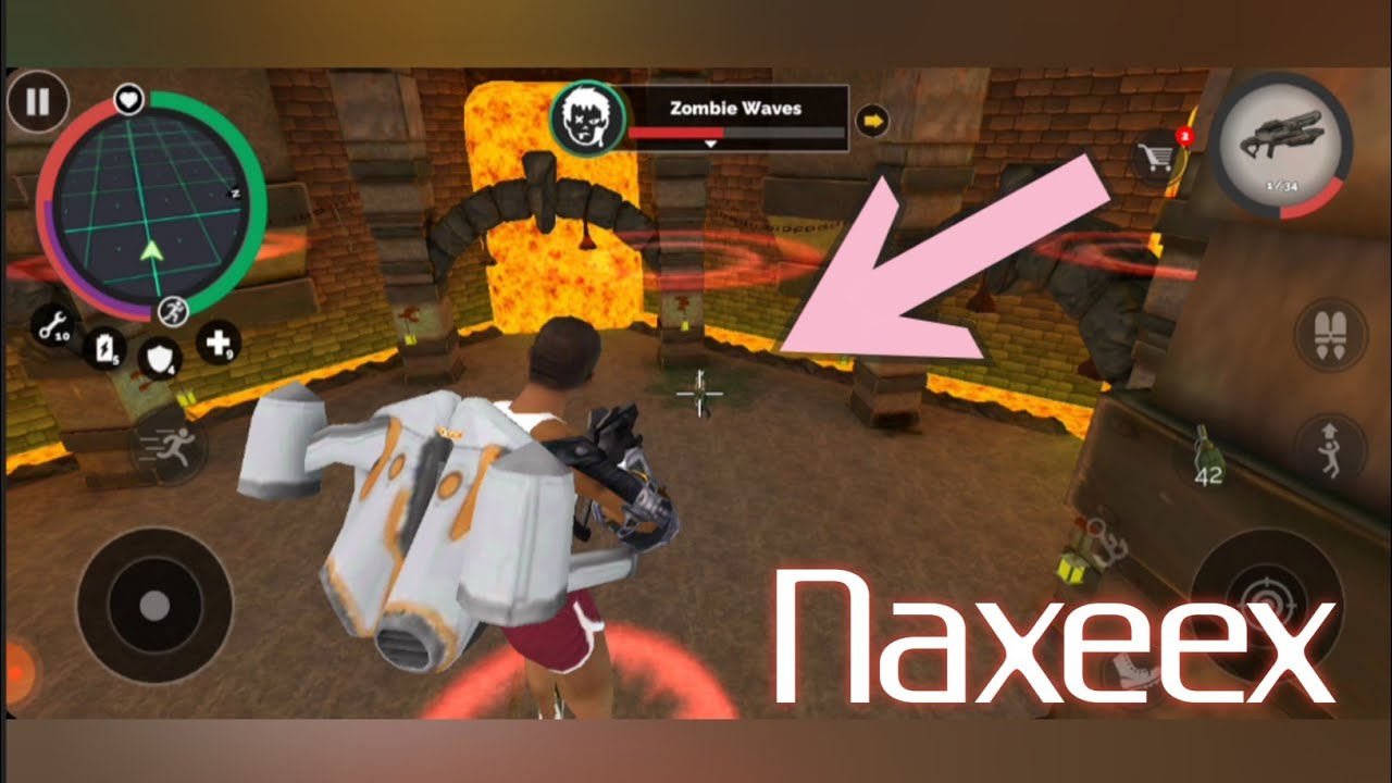 Naxeex , Vegas crime simulator 2 , zombie fighting . 😱😱😱 - YouTube
