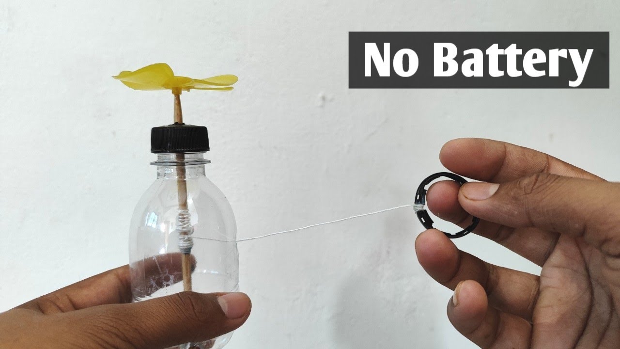 How to make a Mini Hand Fan From Plastic Bottle || amazing hand fan ...