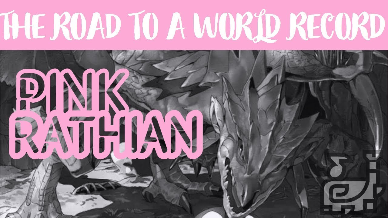 [MHW] The Road to a World Record Pink Rathian (Hunting Horn) - YouTube