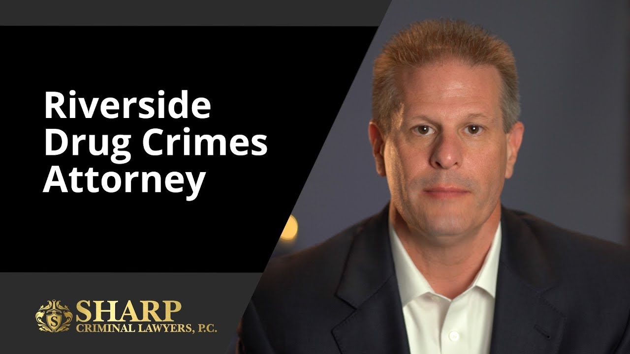 Riverside Drug Crimes Defense Attorney Stephen Sweigart with Sharp ...