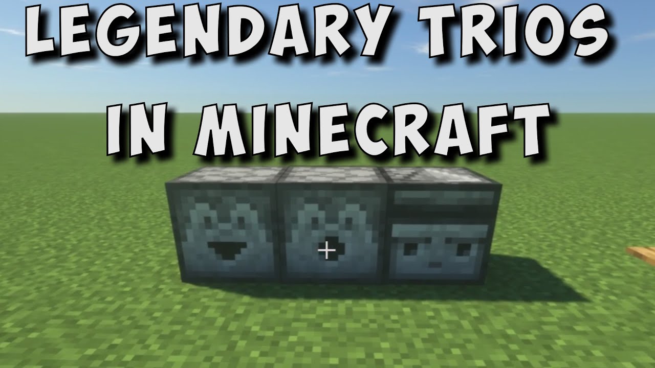 legendary trios in minecraft - YouTube
