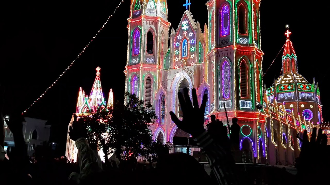 Velankanni morning car procession 2019 - YouTube