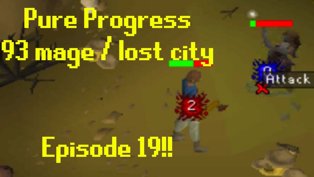 Pure Account Progress #19 - OSRS - 93 mage / Lost city - YouTube