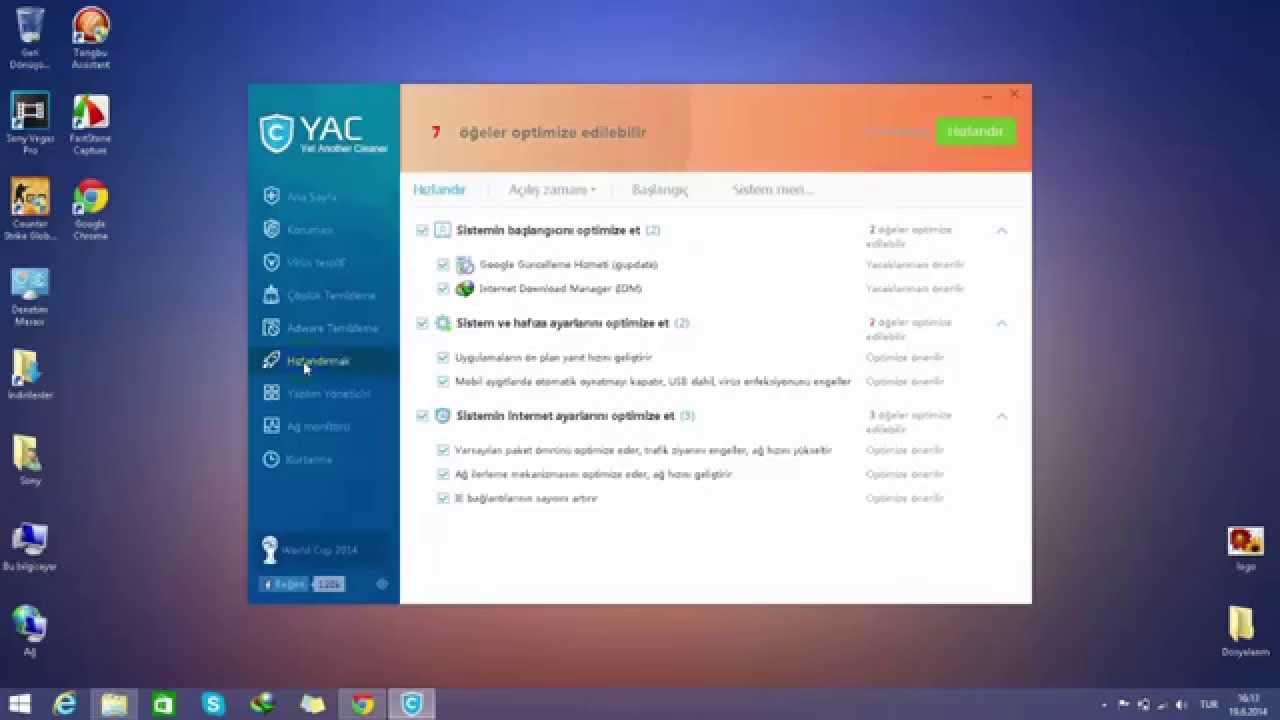 Yet Another Cleaner [YAC] ile PC Hızlandırma - YouTube